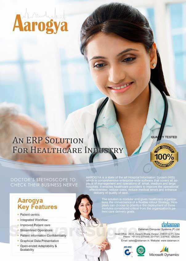 Aarogya - Hospital Management: Pricing, Features, and Integration in 2026