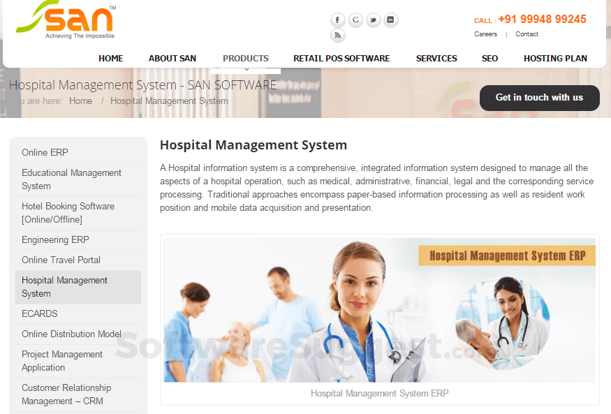 SAN Hospital Management System: Reviews, Pricing, Features in 2025