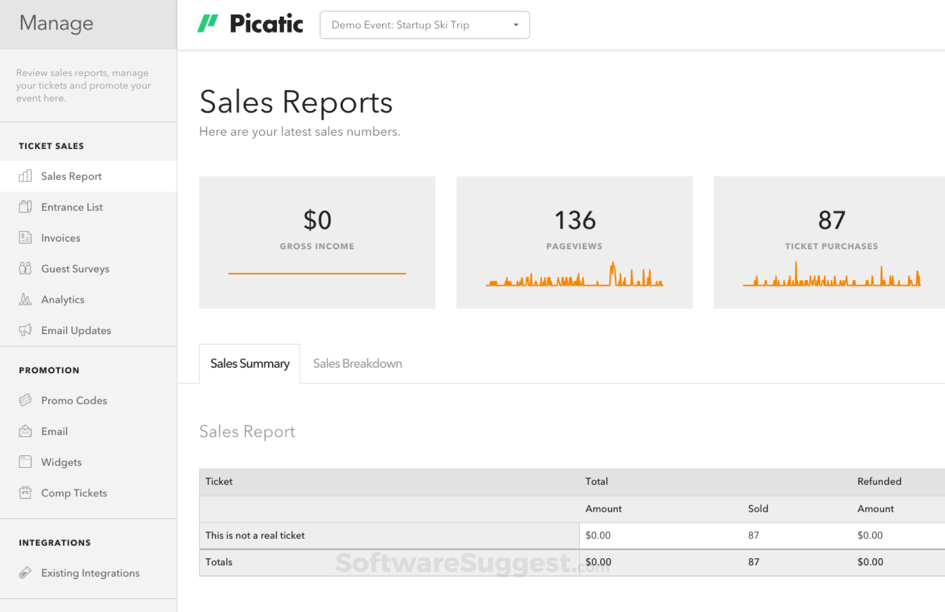 Picatic E-Ticket - Pricing, Features, and Details in 2025