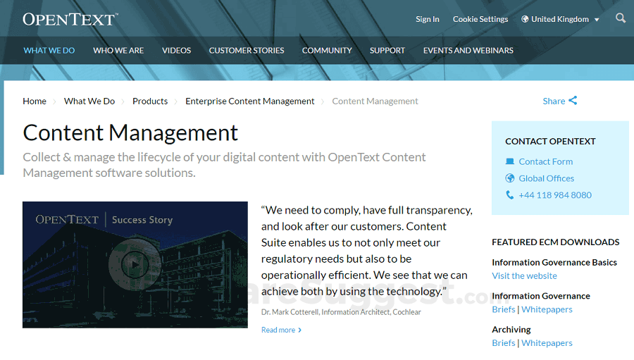 OpenText: Reviews, Pricing, Features in 2025