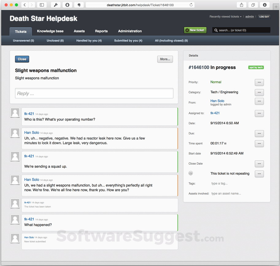 Jitbit Helpdesk - Pricing, Features, and Details in 2025