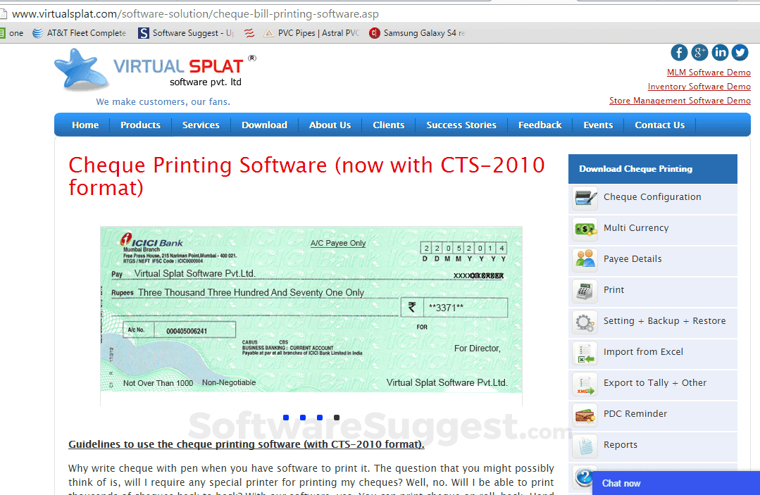 Cheque Printing Software 6.6 - Pricing, Features, and Details in 2025