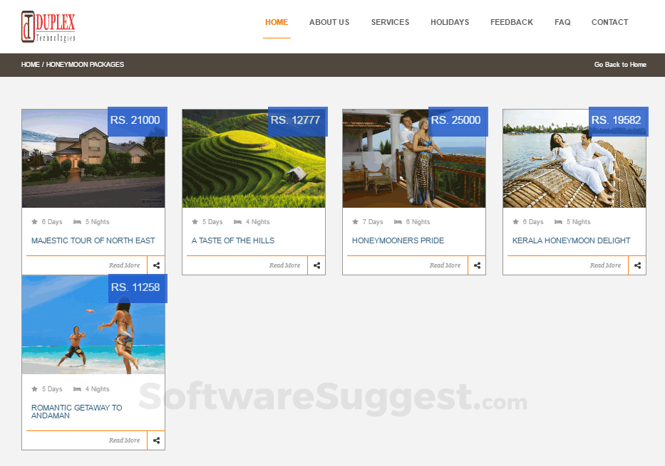 Duplex - Holiday Package Management System - Pricing, Features, and ...
