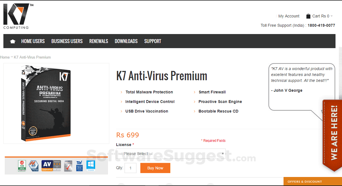 K7 Antivirus: Pricing, Features, and Integration in 2026