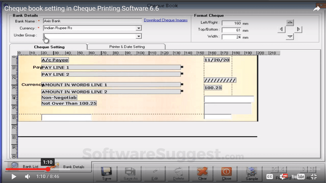 Cheque Printing Software 6.6 - Pricing, Features, and Details in 2025