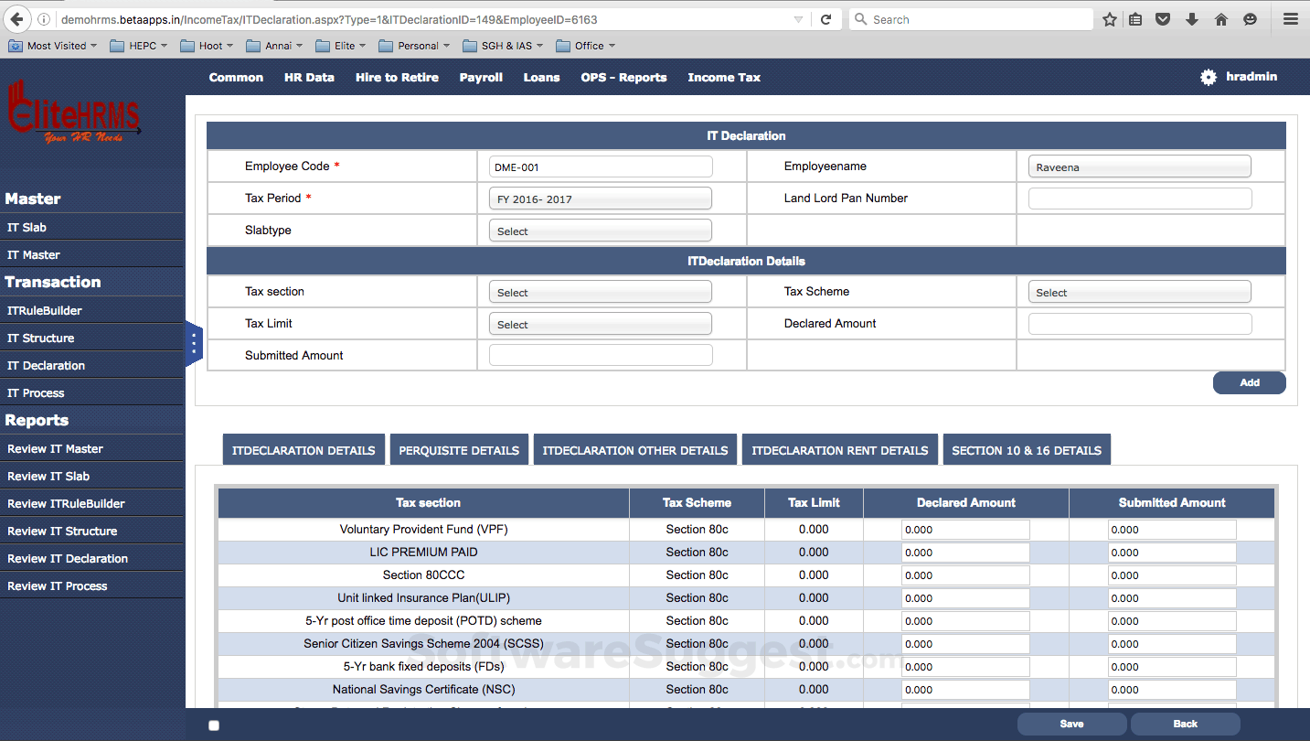 Compare eliteHRMS vs Allsec HR Payroll in October 2025