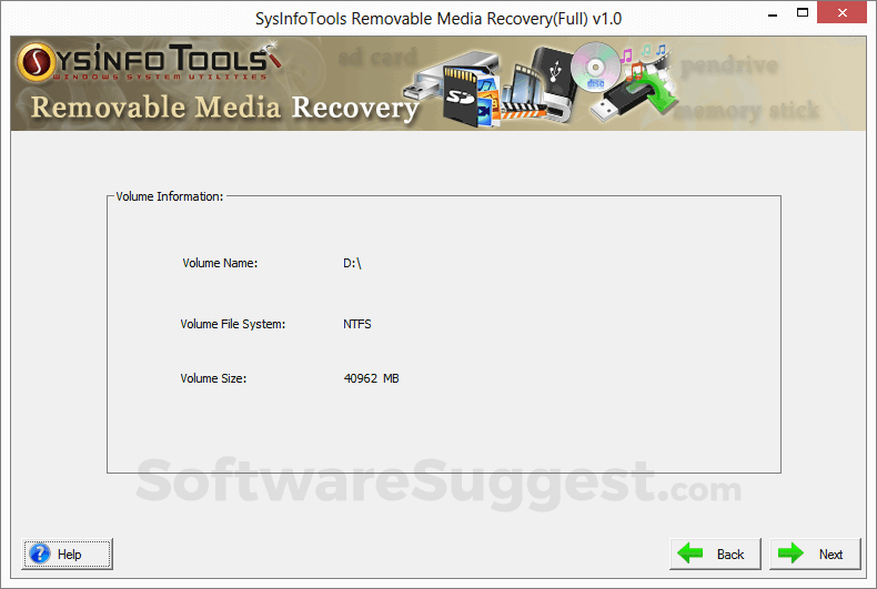 SysInfo Removable Media Data Recovery Utility Pricing, Features, and ...