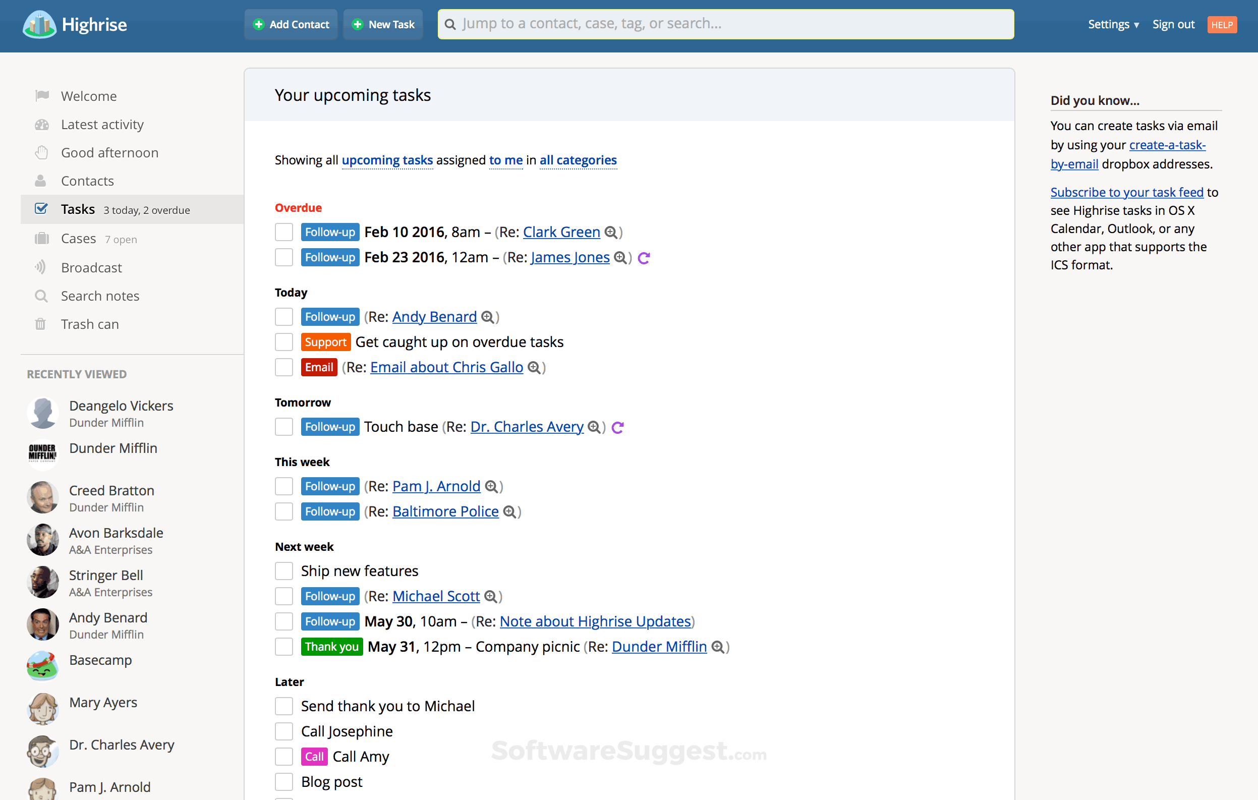 Highrise CRM - Pricing, Features, and Details in 2025