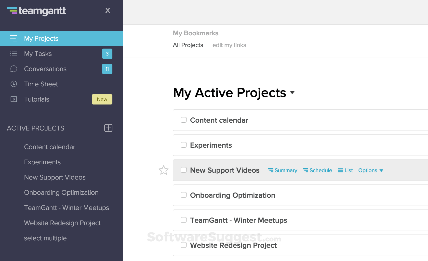 Compare Instagantt vs TeamGantt in December 2025