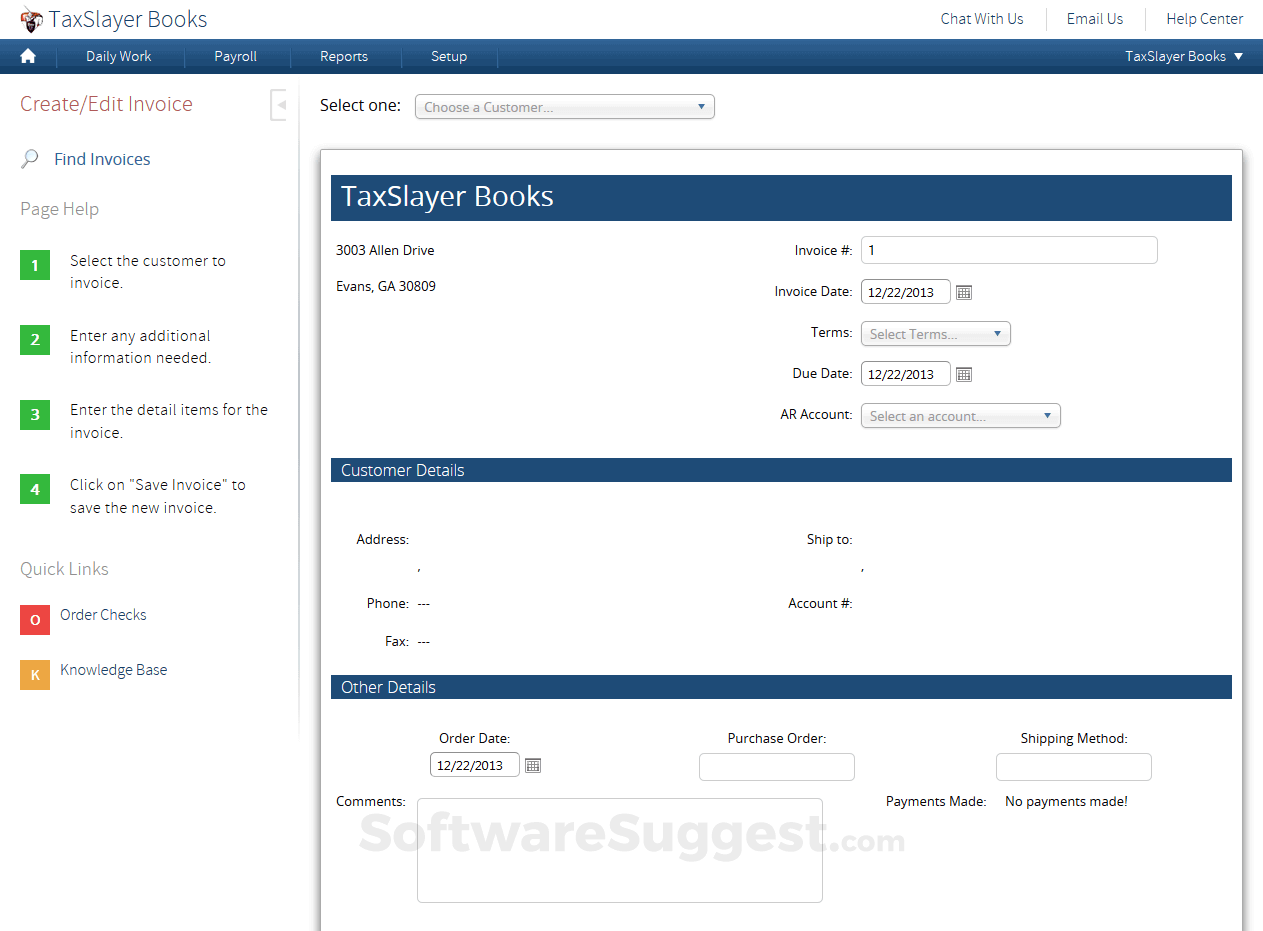 TaxSlayer Books - Pricing, Features, and Details in 2025