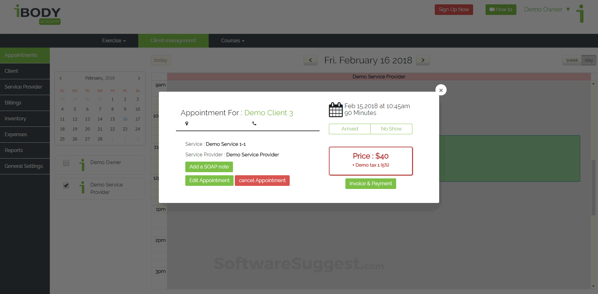 iBody Academy Client Management Pricing, Features, and Reviews (Jan 2025)