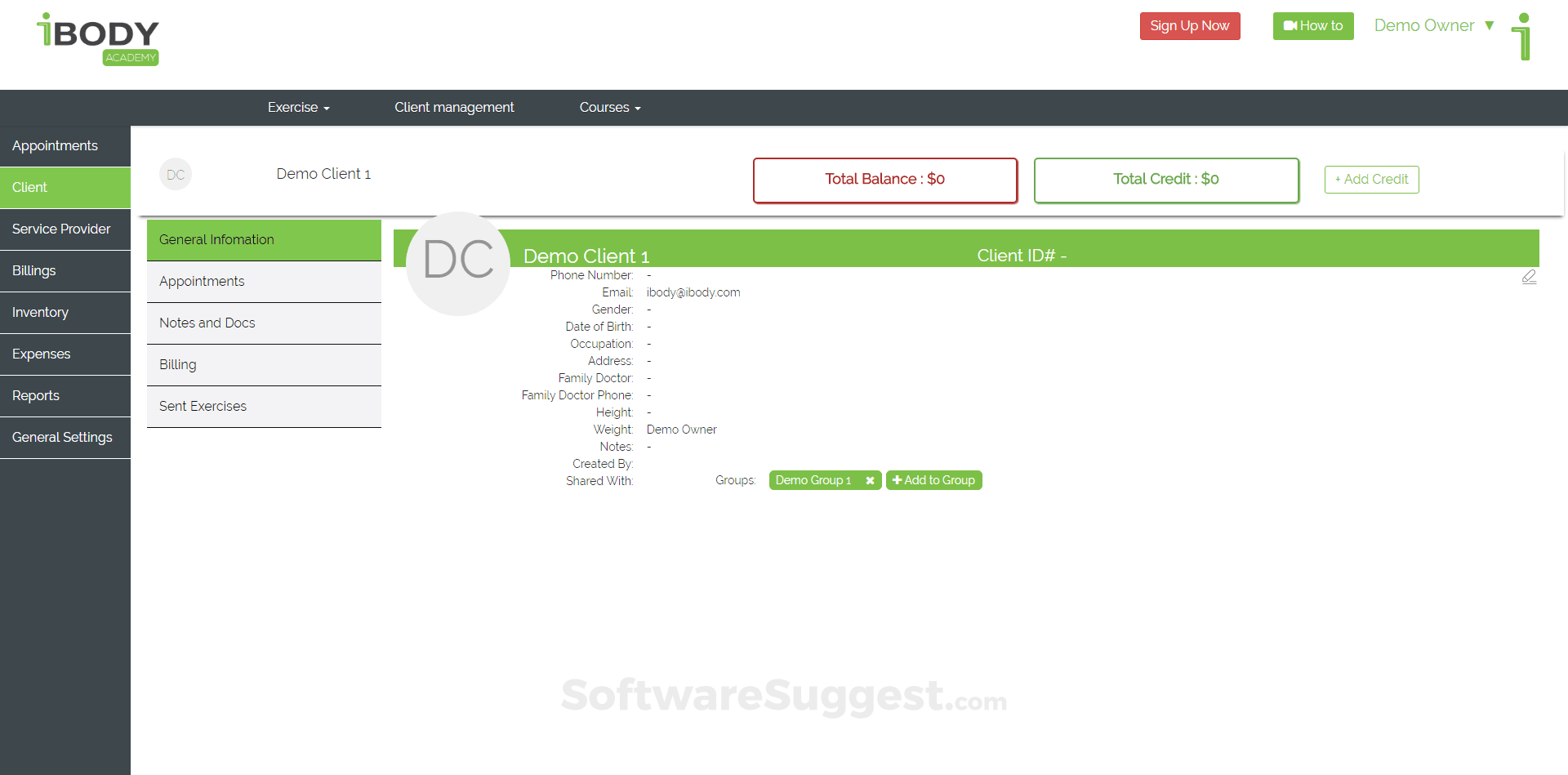 iBody Academy Client Management Pricing, Features, and Reviews (Nov 2024)