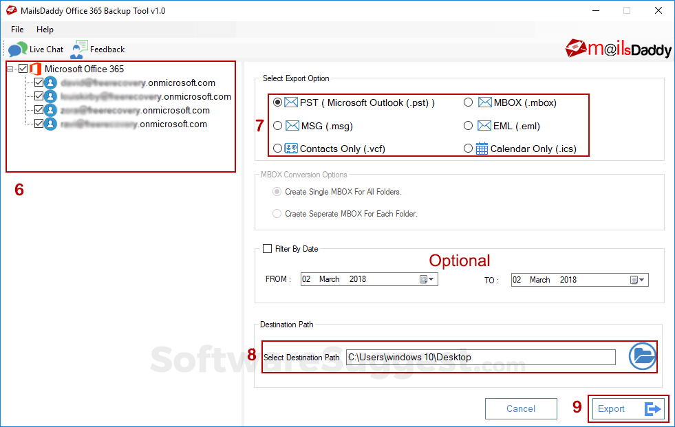 MailsDaddy Office 365 Backup Tool - Pricing, Features, and Details in 2025