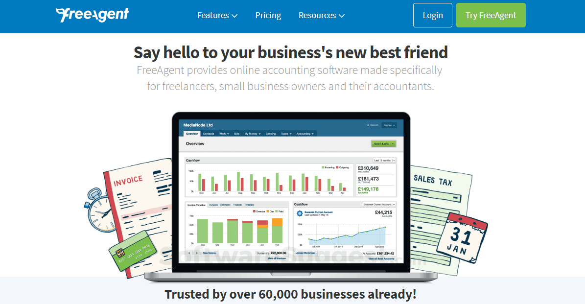 Compare FreeAgent vs FreshBooks in November 2025
