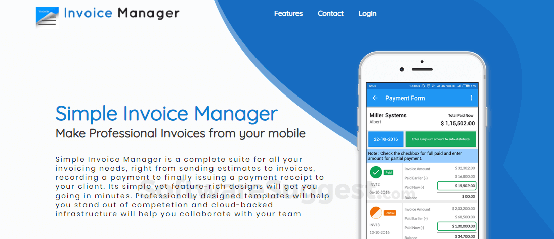 Simple Invoice Manager Pricing, Features, and Reviews (May 2025)