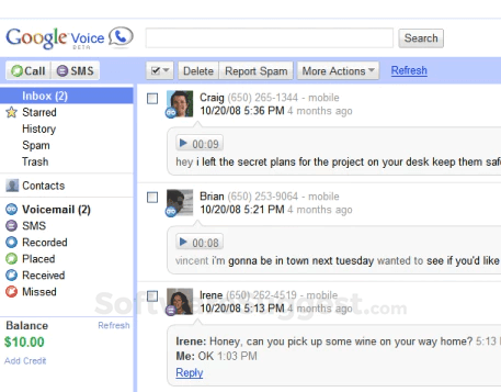 Compare Google Voice vs Wix in December 2025