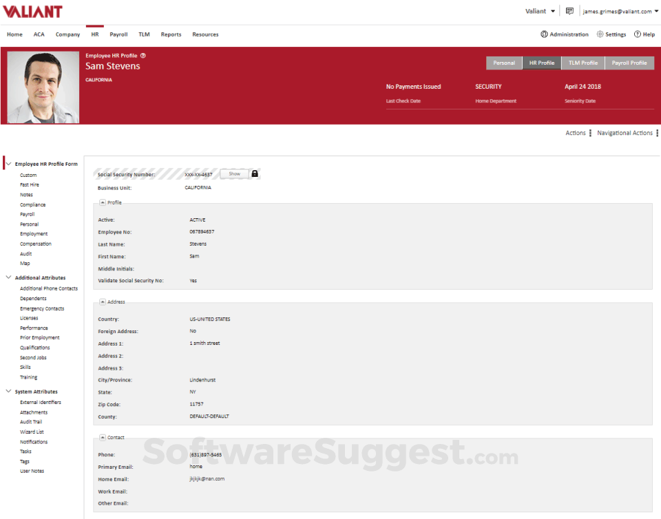 Valiant Time & Labor Management - Pricing, Features, and Details in 2025