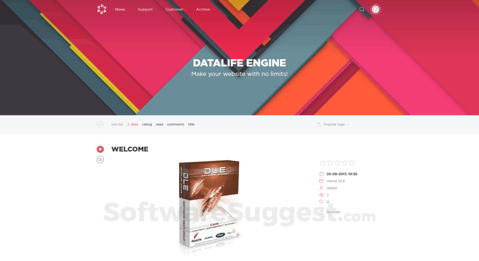 DataLife Engine (DLE) - Pricing, Features, and Details in 2025