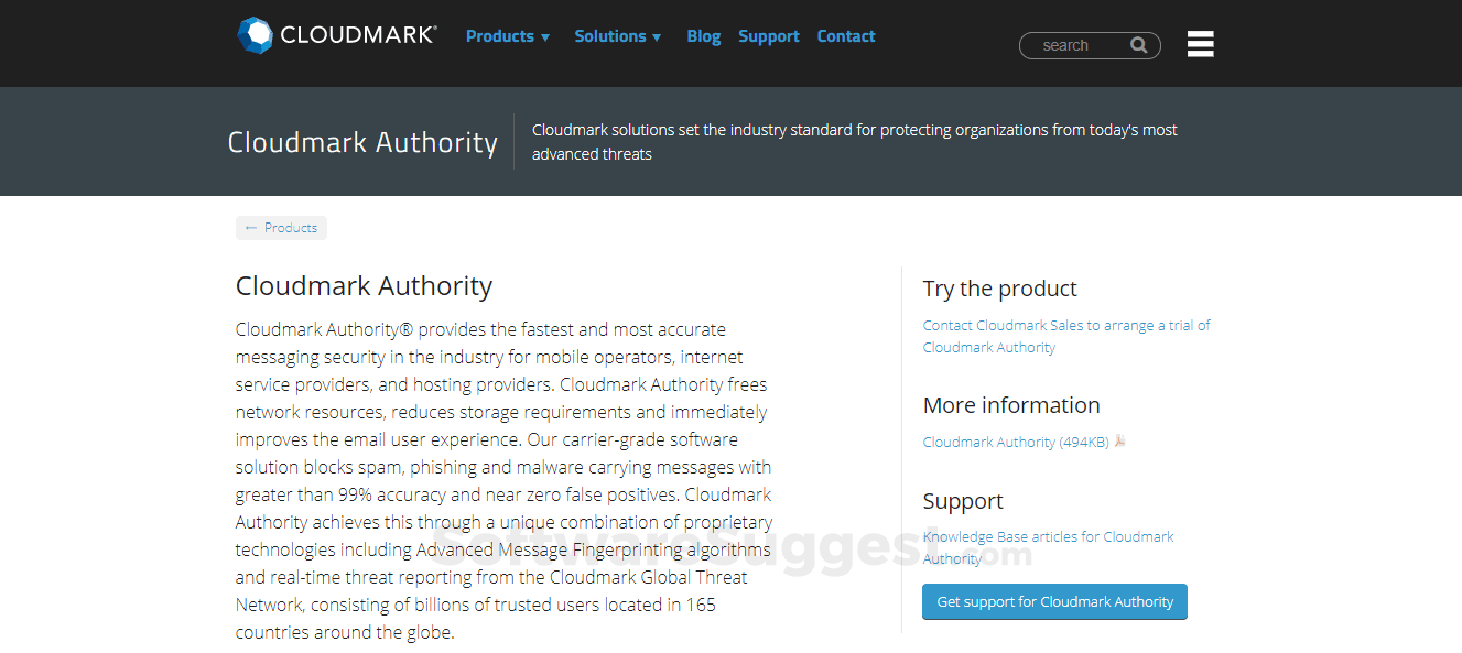 Cloudmark Authority - Pricing, Features, and Details in 2025