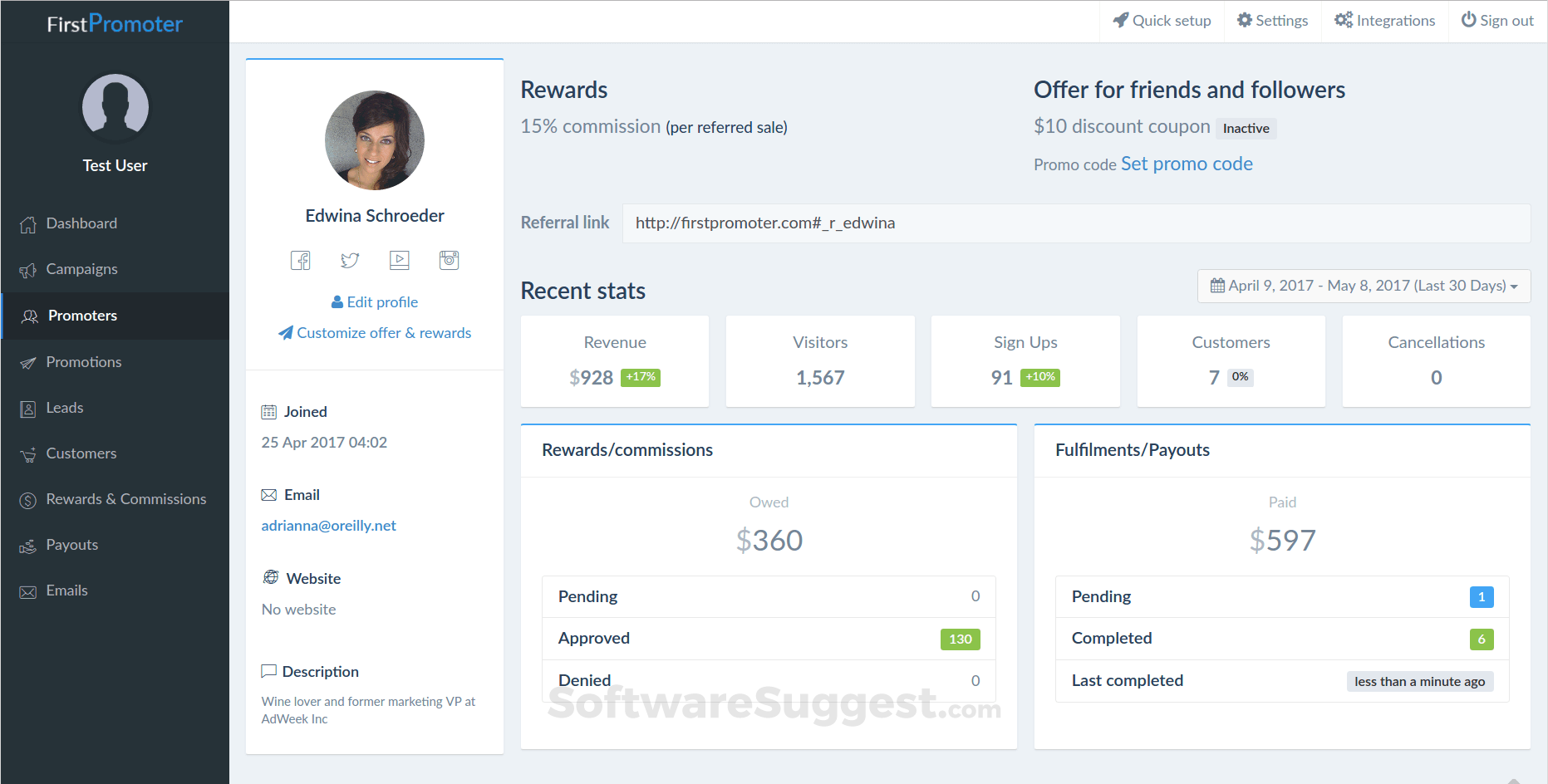 FirstPromoter - Pricing, Features, and Details in 2025