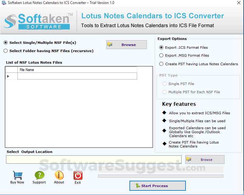 Softaken Lotus Notes calendars to ICS Convert - Pricing, Features, and ...