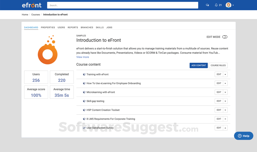 eFront Learning - Pricing, Features, and Details in 2025