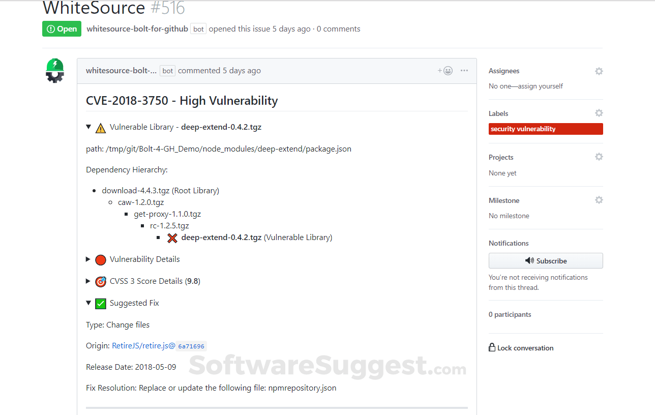 WhiteSource Bolt Pricing, Features, and Reviews (Apr 2025) WhiteSource Bolt Pricing, Features, and Reviews (Apr 2025)