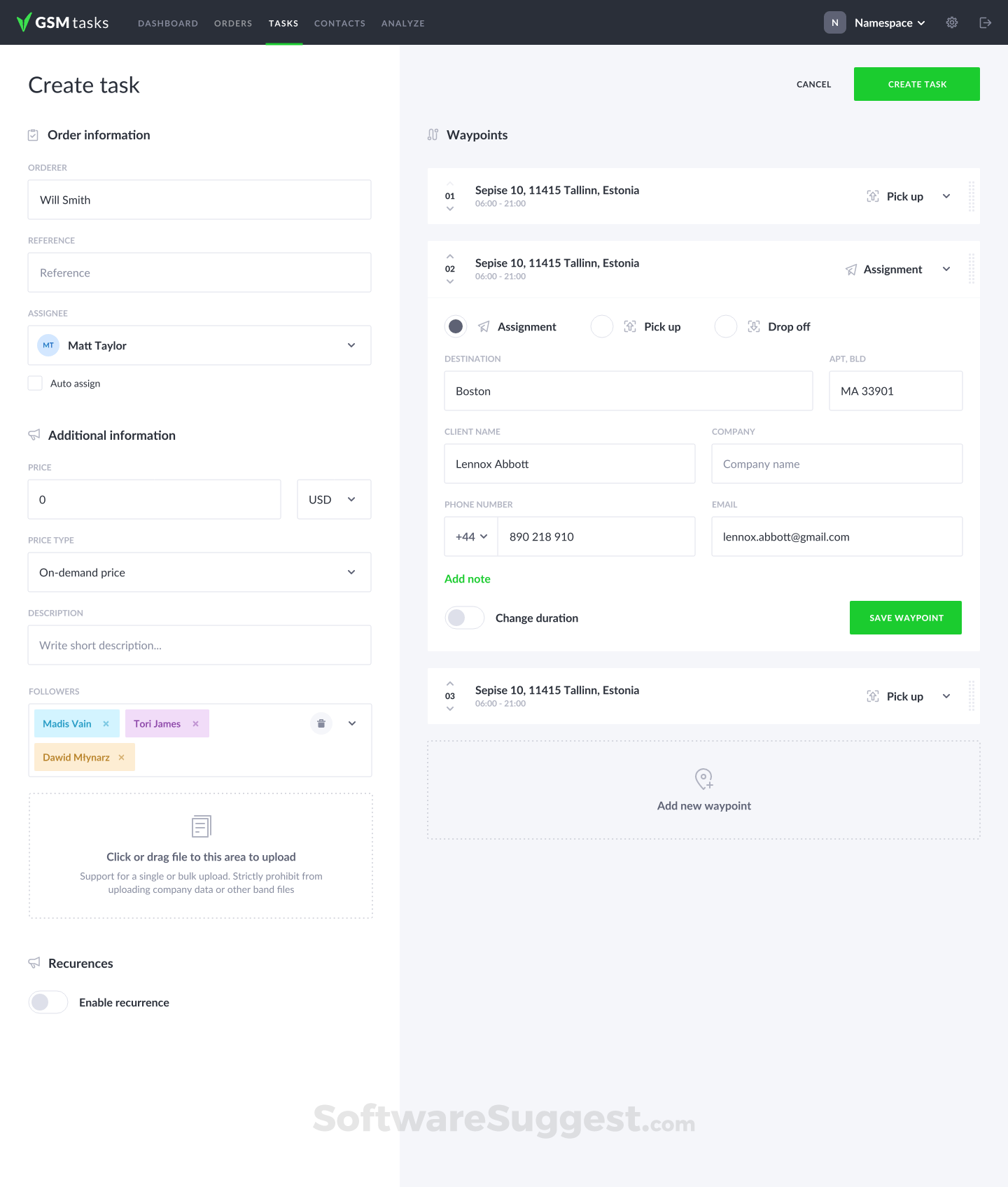 GSMtasks - Pricing, Features, and Details in 2025