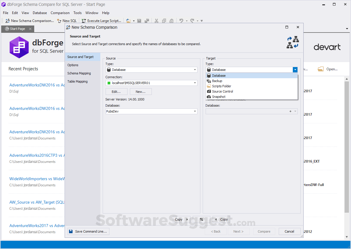 dbForge Schema Compare for SQL Server Pricing, Features, and Reviews ...