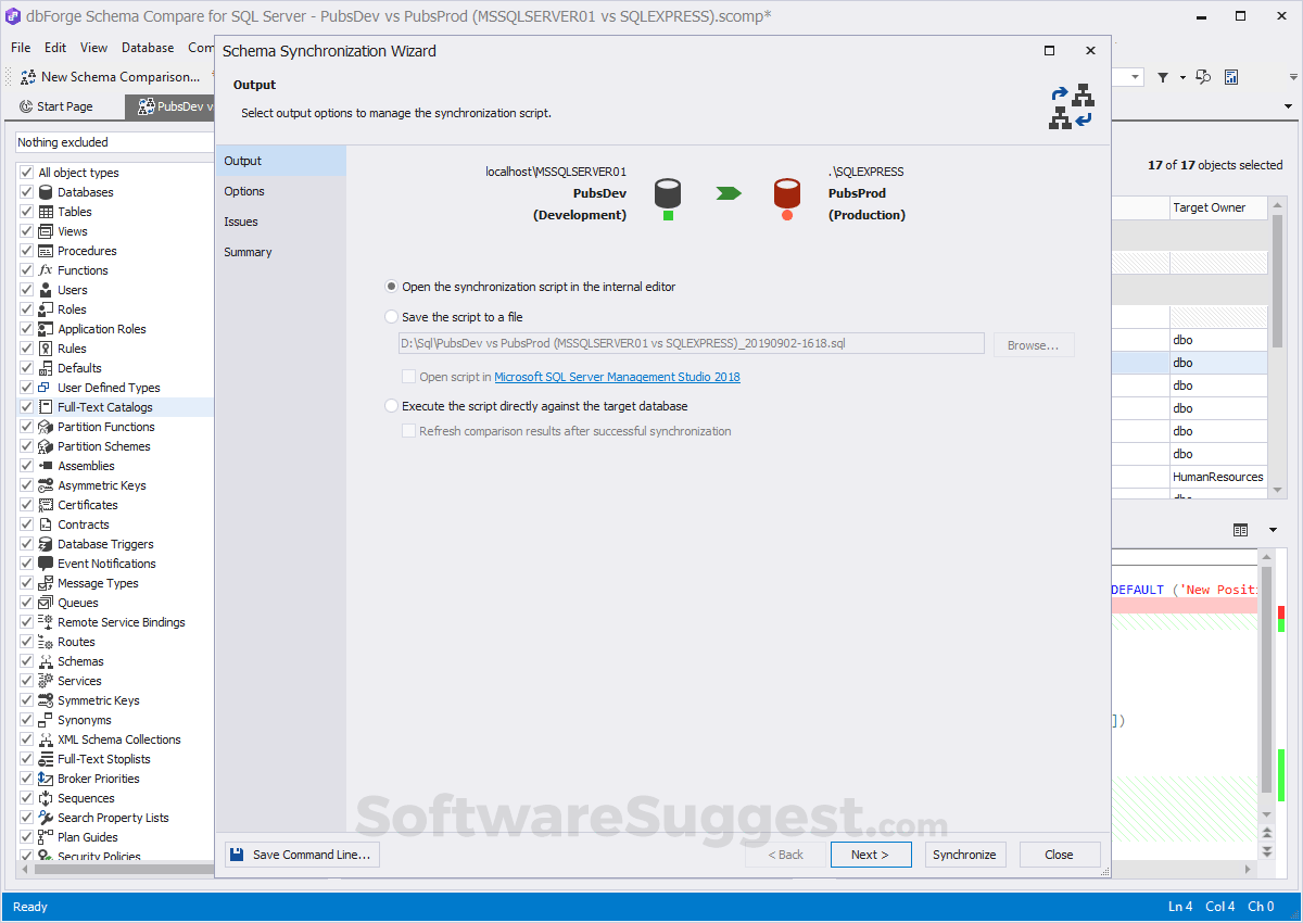 dbForge Schema Compare for SQL Server Pricing, Features, and Reviews ...