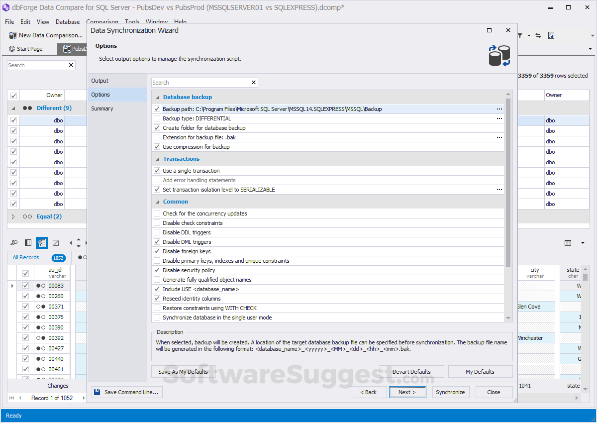 dbForge Data Compare for SQL Server - Pricing, Features, and Details in 2026