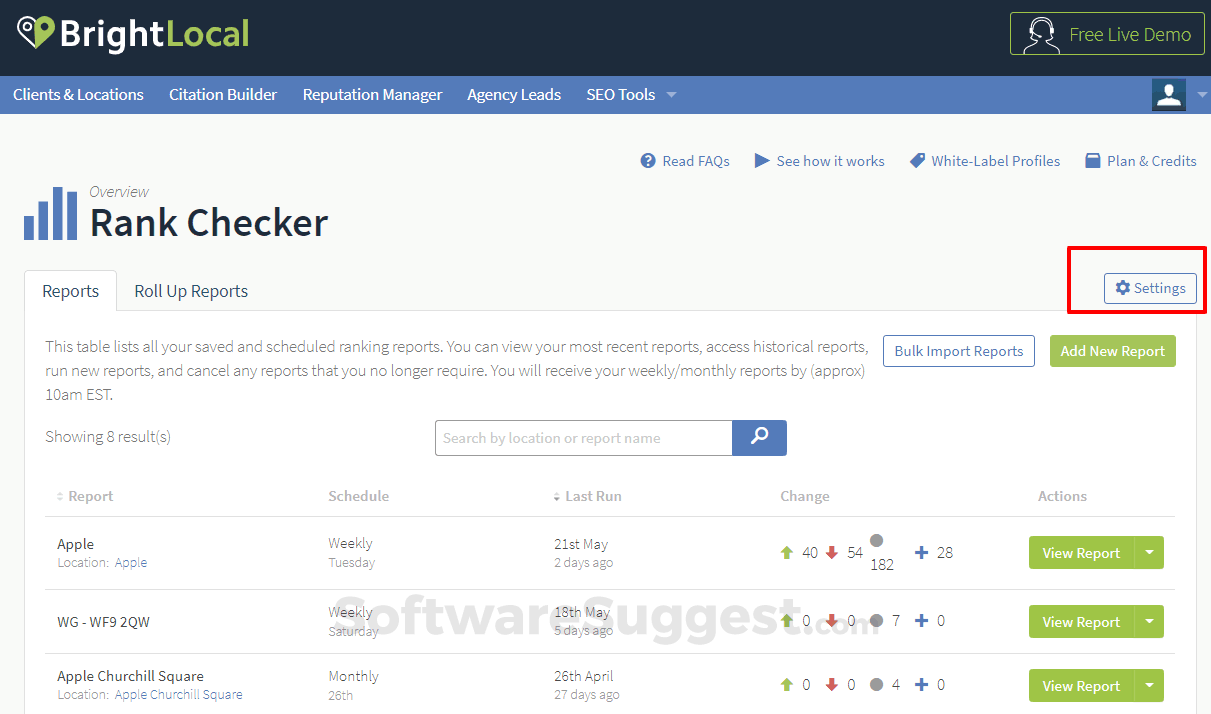 Compare BrightLocal vs Semrush in May 2025
