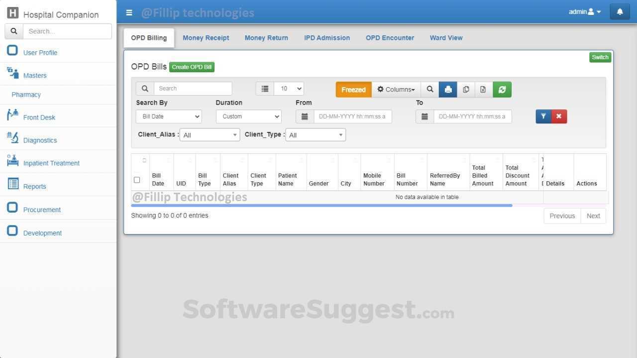Fillip Hospital Management - Pricing, Features, and Details in 2025