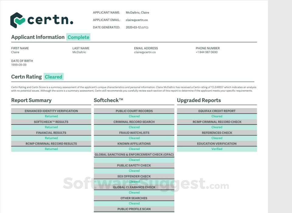 Certn - Pricing, Features, and Details in 2025