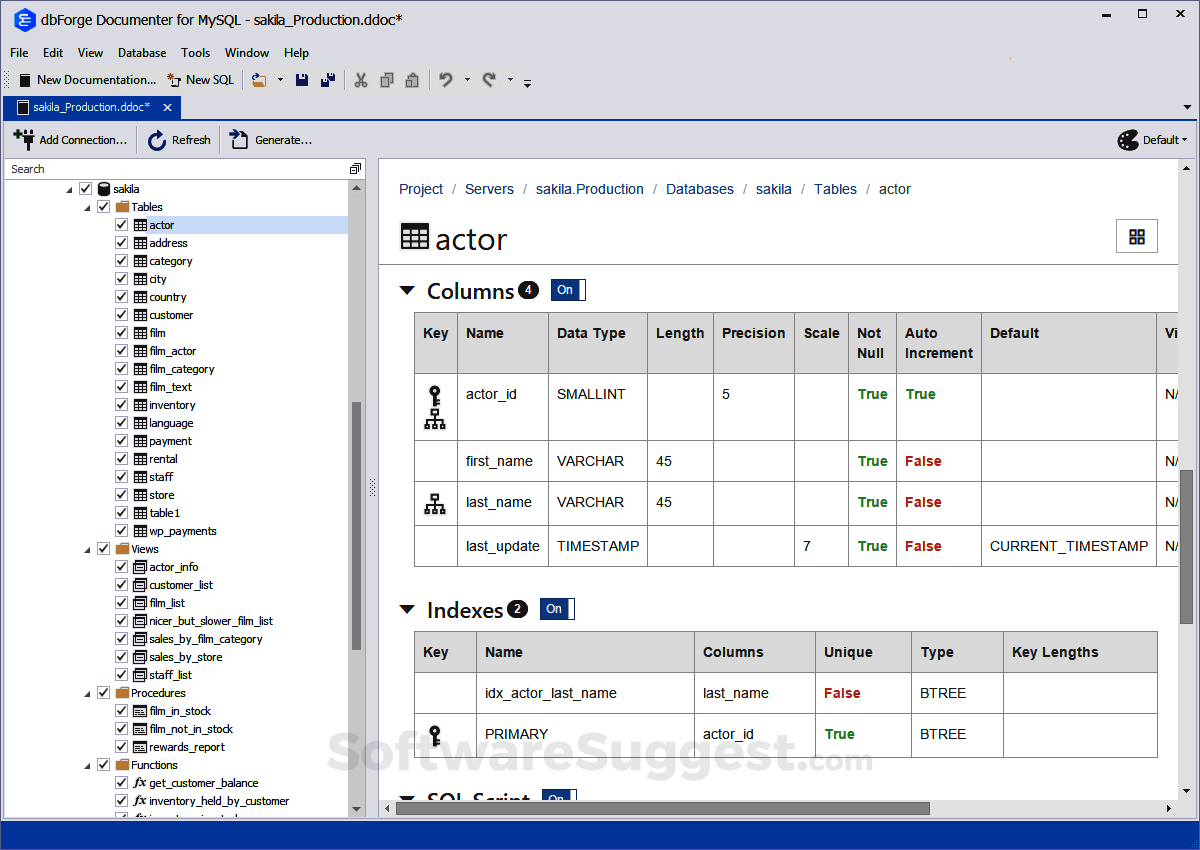 dbForge Documenter for MySQL - Pricing, Features, and Details in 2025