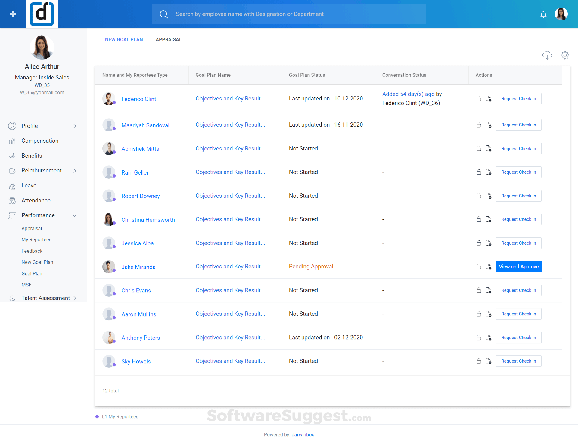 Darwinbox Performance Management - Pricing, Features, and Details in 2025