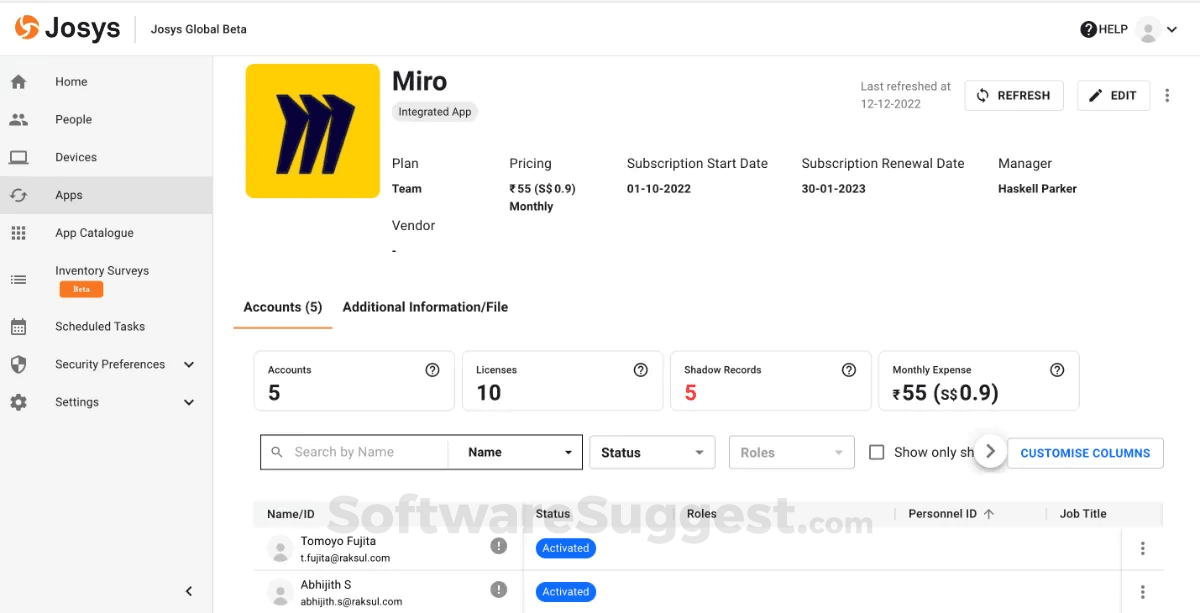 Josys Pricing, Features, and Reviews (Jun 2025)