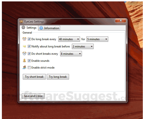 Eyeleo App Take Care Of Your Eyes Using SafeEyes Application In Linux