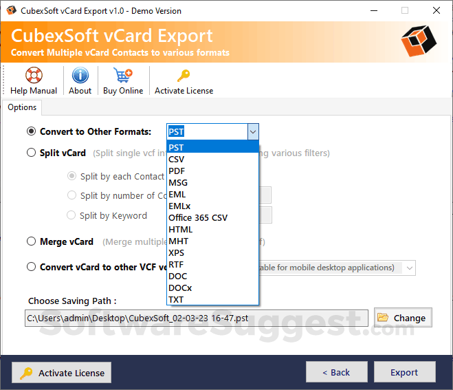 CubexSoft vCard Converter Pricing, Features, and Reviews (Jan 2025)