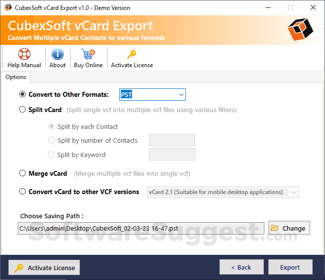 CubexSoft vCard Converter Pricing, Features, and Reviews (Jan 2025)