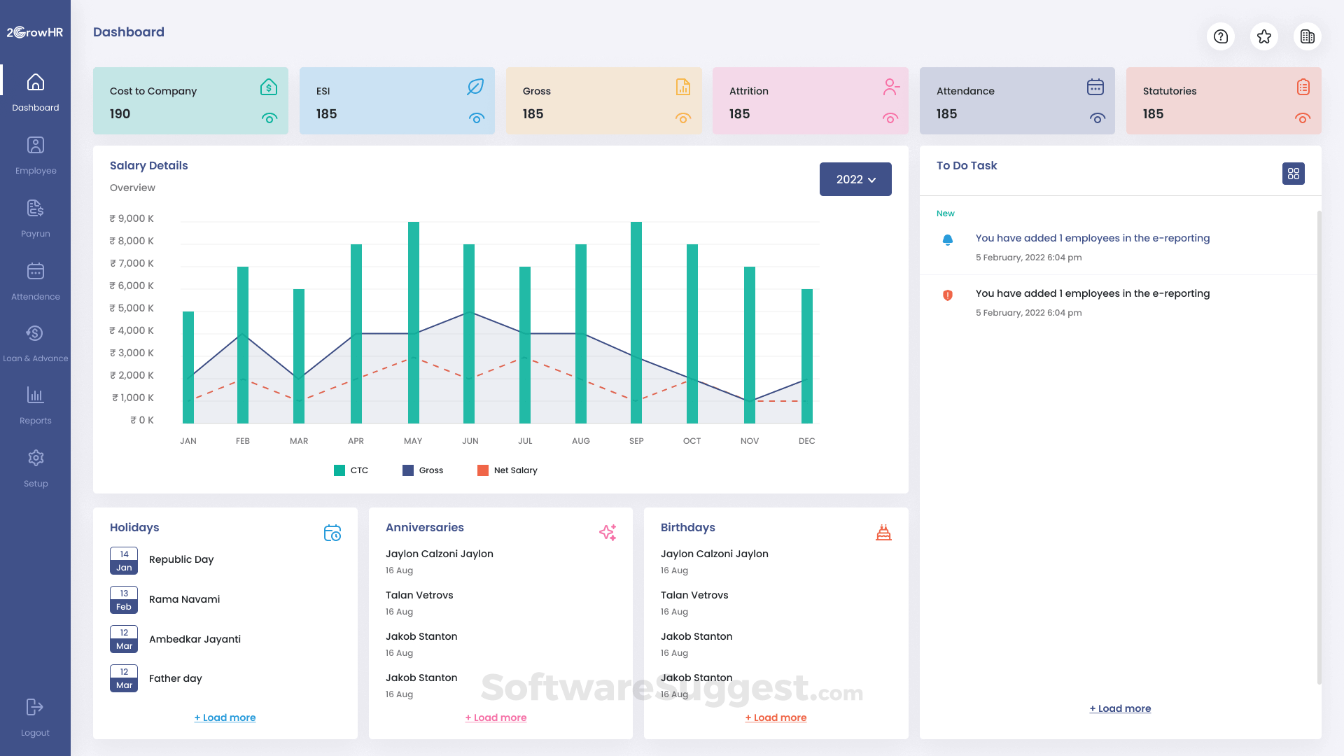 2Grow HR: Reviews, Pricing, Features in 2026