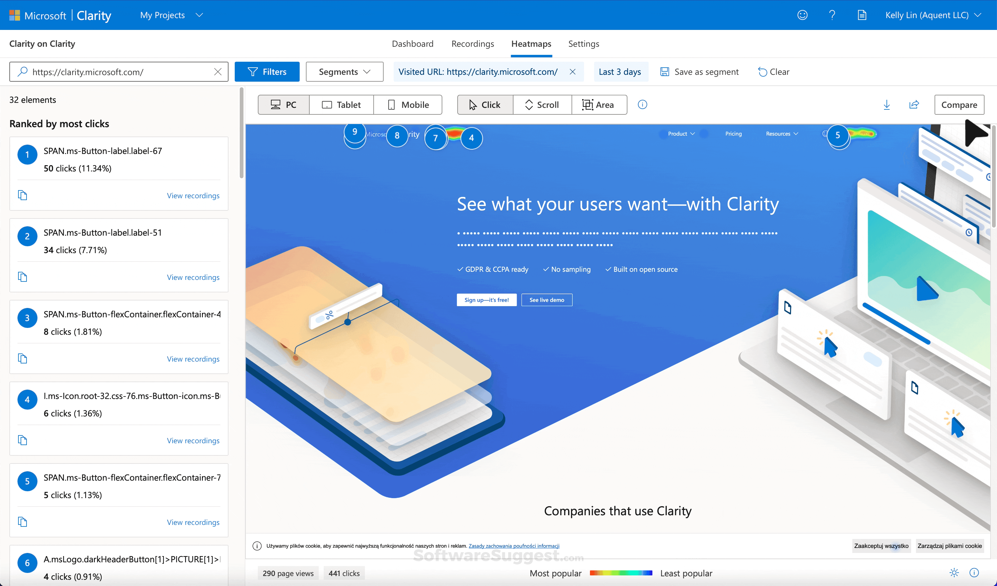 Microsoft Clarity - Pricing, Features, and Details in 2025