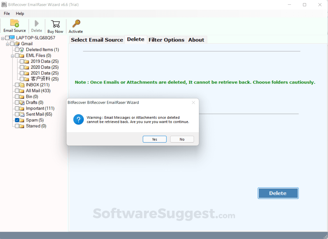 BitRecover EmailRaser Wizard - Pricing, Features, and Details in 2025
