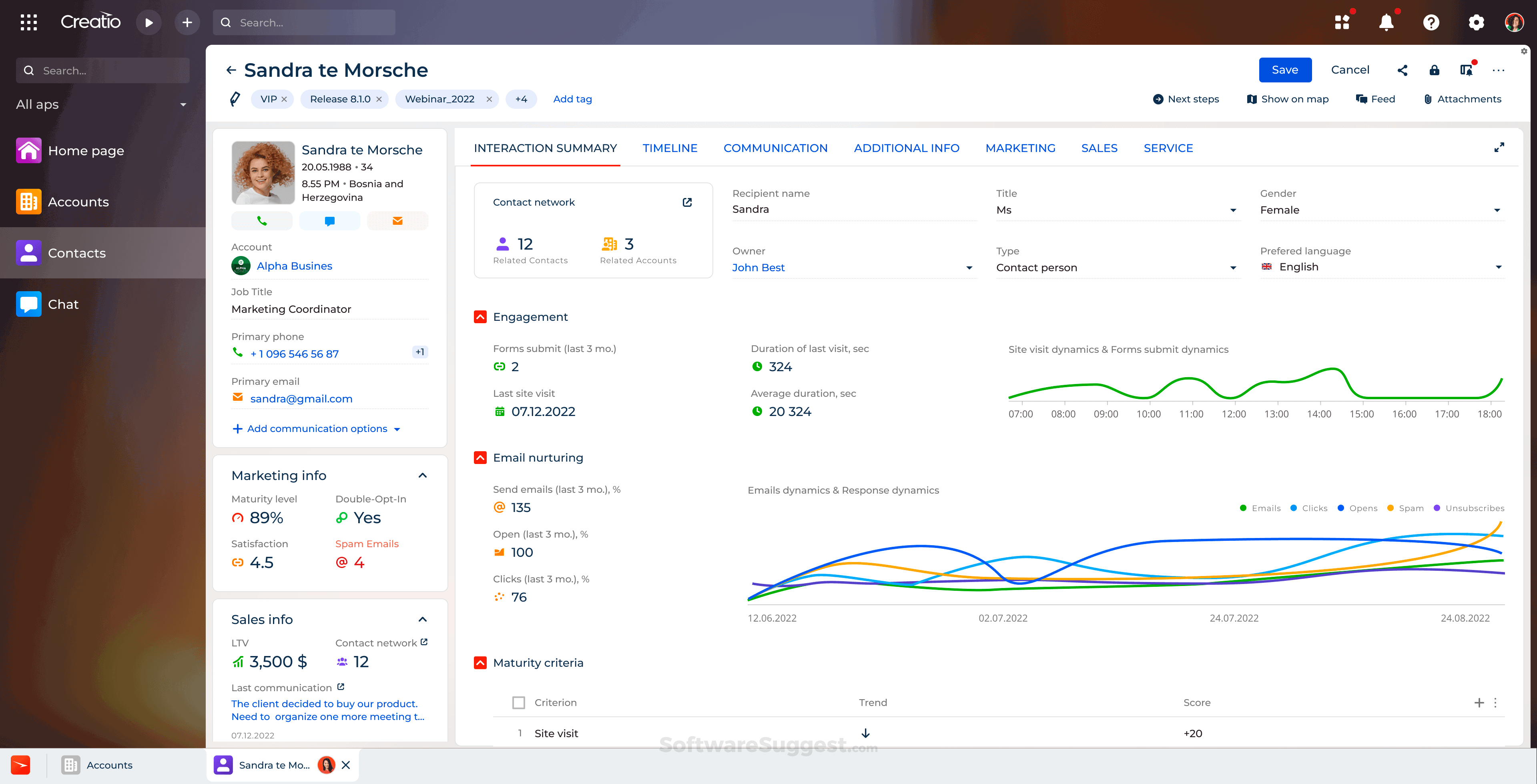 Creatio: Reviews, Pricing, Features in 2025