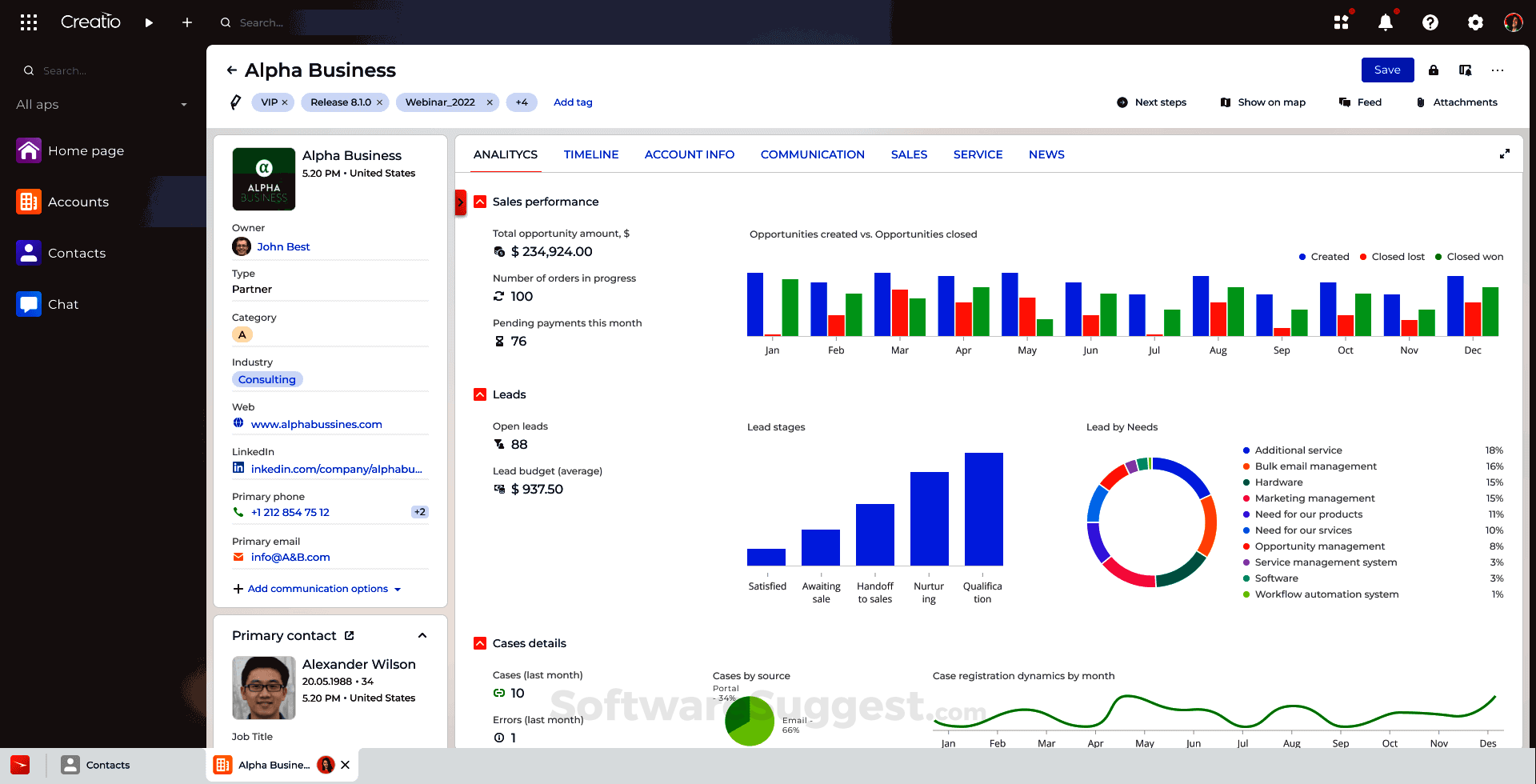 Creatio: Reviews, Pricing, Features in 2025