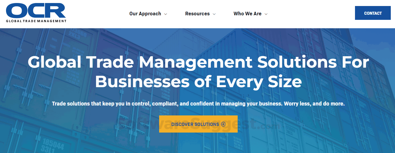 OCR Global Trade Management - Pricing, Features, and Details in 2025