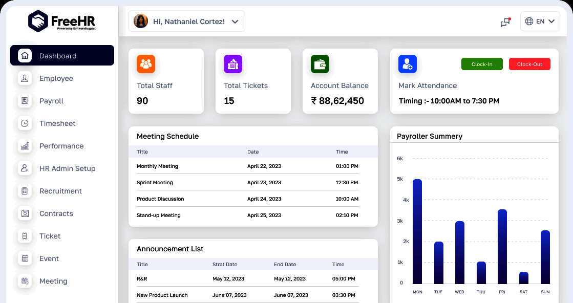 Compare FreeHR vs HRweb in April 2026 | SoftwareSuggest