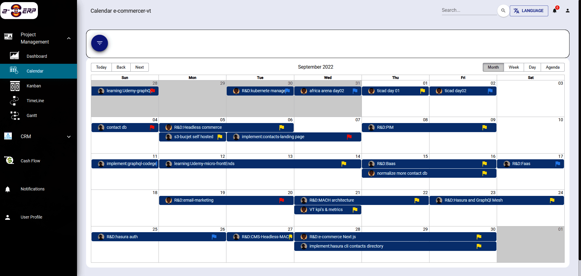 Compare Express Project vs electron-ERP in October 2025