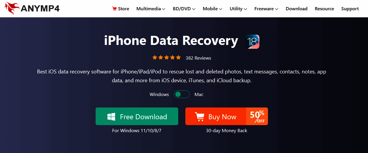 AnyMP4 Data Recovery - Pricing, Features, and Details in 2026