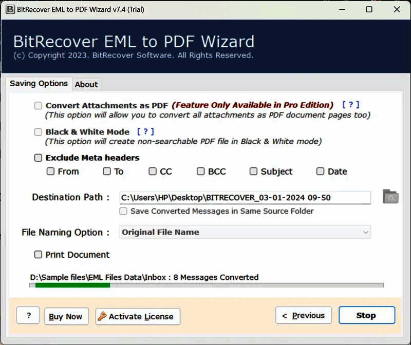 BitRecover EML to PDF Wizard Pricing, Features, and Reviews (Apr 2025)